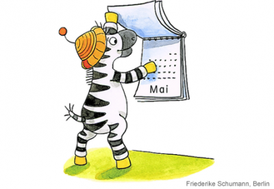 Blitz-Lesepass mit Zebra Franz - Zebrafanclub