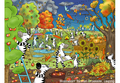 Blitz-Lesepass mit Zebra Franz - Zebrafanclub