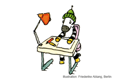 Blitz-Lesepass mit Zebra Franz - Zebrafanclub