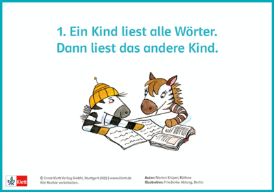 Blitzlesen – Mit Franz im Zebragalopp das Lesen trainieren