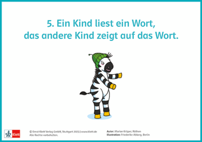 Blitzlesen – Mit Franz im Zebragalopp das Lesen trainieren