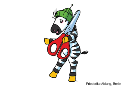 Oster-Leserätsel mit Zebra Franz