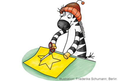 Ein Adventgedicht mit Zebra Franz