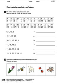 Oster-Leserätsel mit Zebra Franz