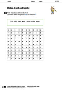 Oster-Leserätsel mit Zebra Franz