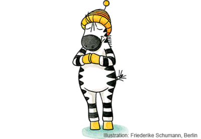 Oster-Leserätsel mit Zebra Franz