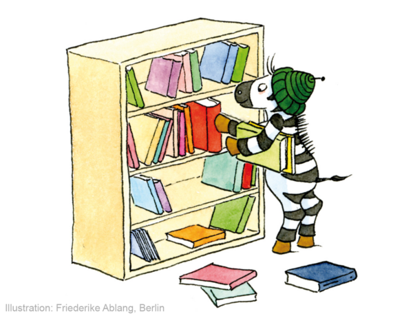 Lesepuzzle von Zebra Franz und seinen Freunden