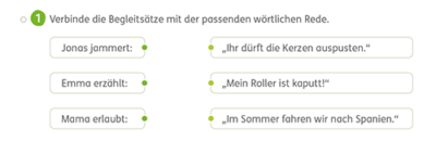 Die wörtliche Rede – Einführung, Tafelmaterial und Merkplakat